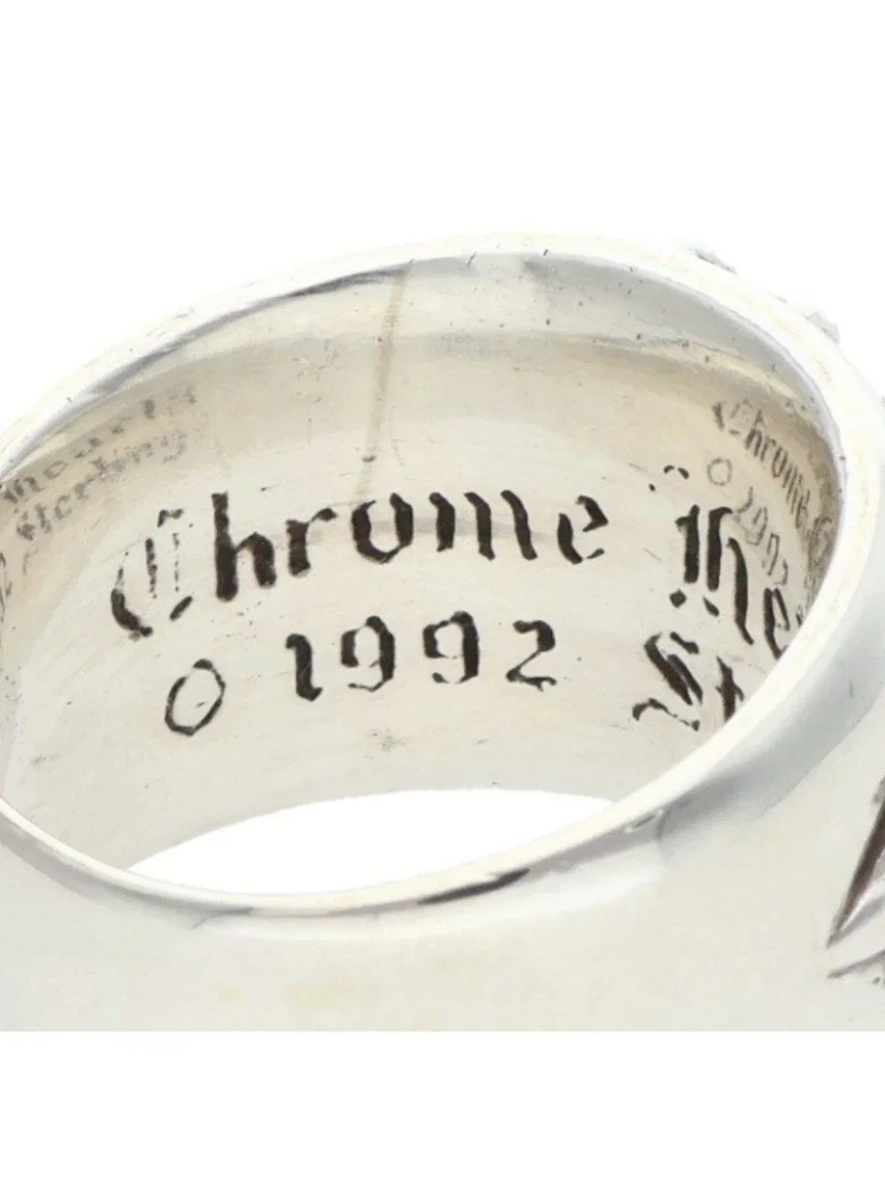 Chrome Hearts | Jewelry | Chrome Hearts Flrl Crs Floral Cross Silver ...
